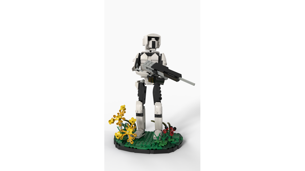 Lego Moc 76989 Scout Trooper By Nodrap Rebrickable Build With Lego