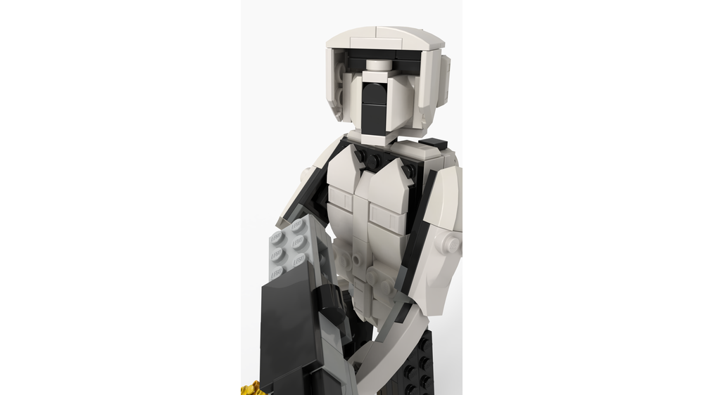 Lego Moc 76989 Scout Trooper By Nodrap Rebrickable Build With Lego
