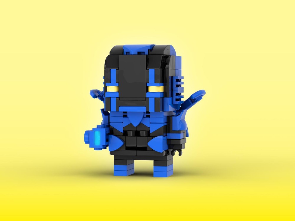 LEGO MOC Blue Beetle Brickheadz LEGO MOC - DC by Eugenio Iacono ...