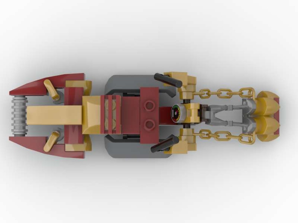 Lego Moc Bounty Hunter Speeder By Brickartlille Rebrickable Build