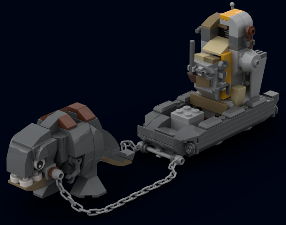 LEGO MOC Sled Blurrg by MastroBrikketto | Rebrickable - Build with LEGO