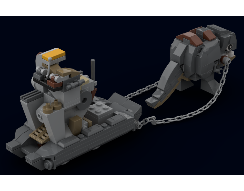 Lego Moc Sled Blurrg By Mastrobrikketto Rebrickable Build With Lego