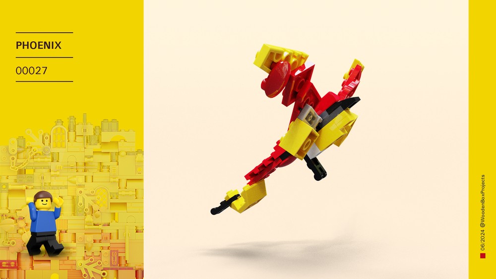 LEGO MOC Phoenix by WoodenBoxProjects | Rebrickable - Build with LEGO