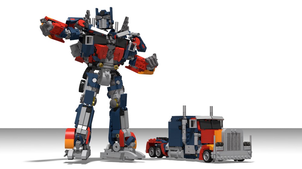 LEGO MOC 2007 Optimus Prime by WizardlizardProductions | Rebrickable ...