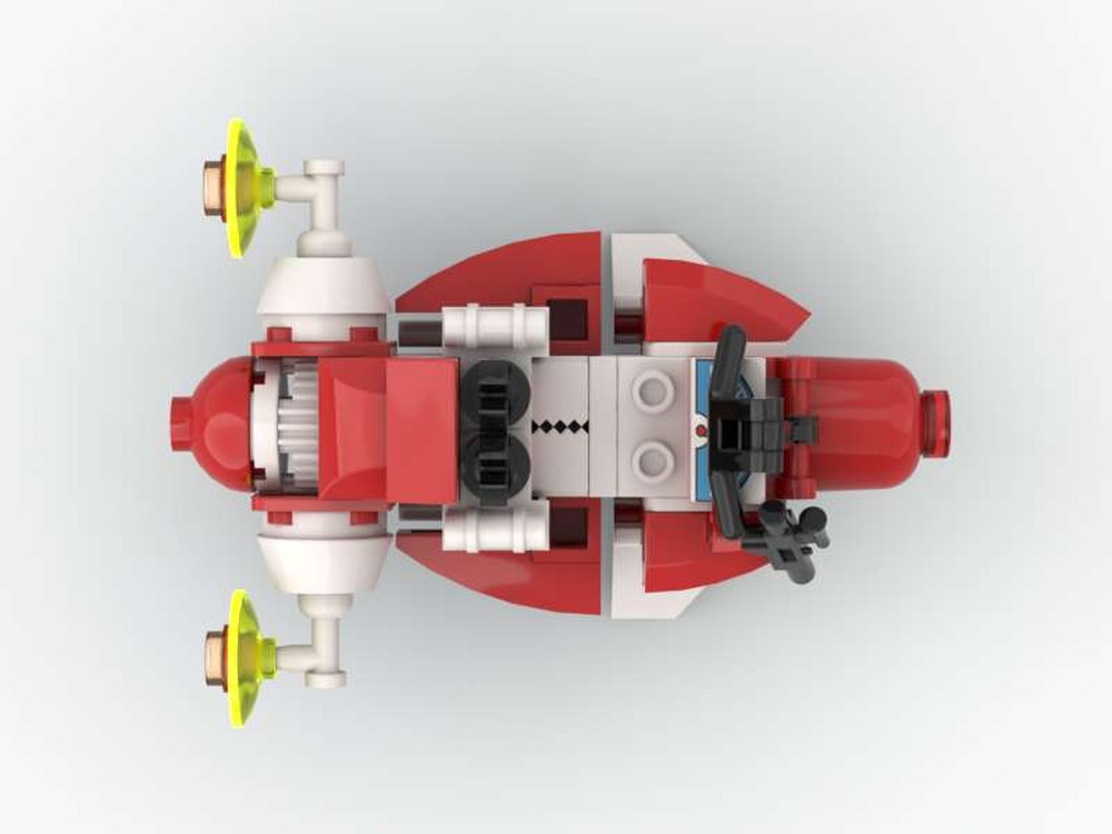 Lego Moc Cloud City Speeder By Brickartlille Rebrickable Build