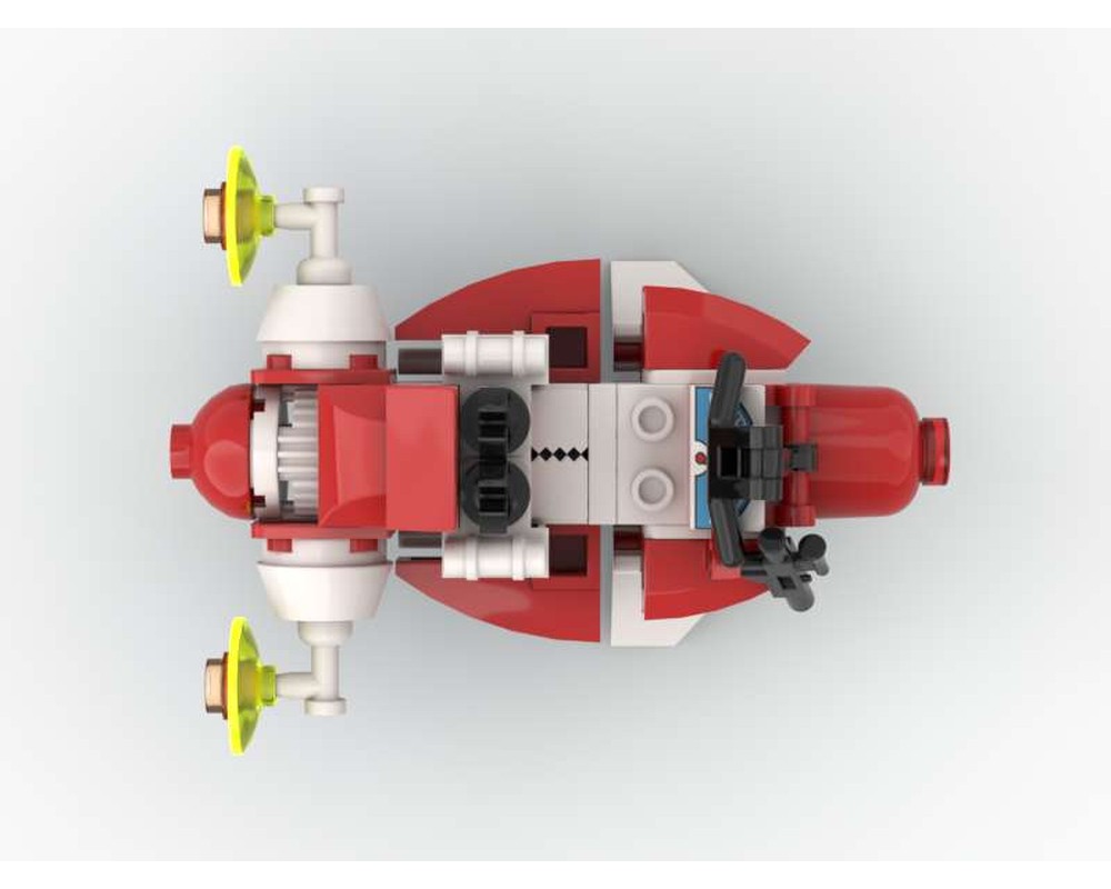 Lego Moc Cloud City Speeder By Brickartlille Rebrickable Build