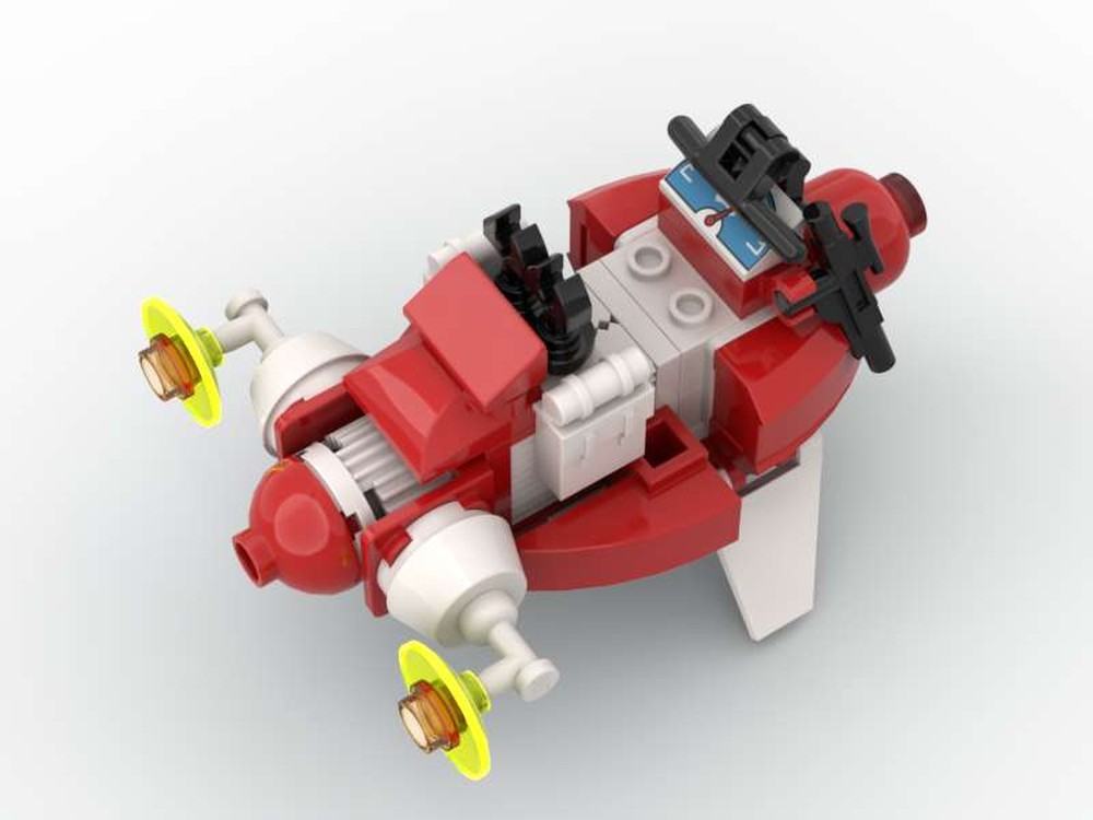 Lego Moc Cloud City Speeder By Brickartlille Rebrickable Build