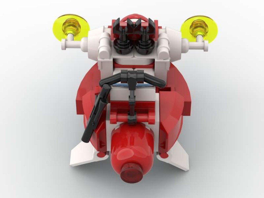 Lego Moc Cloud City Speeder By Brickartlille Rebrickable Build