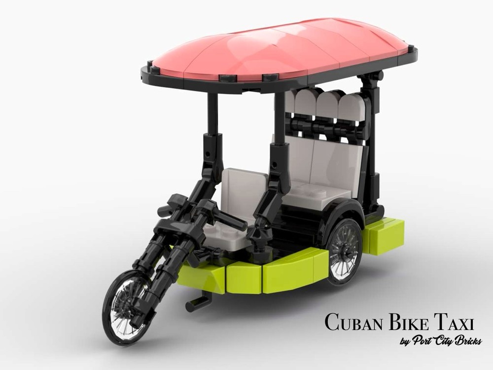 LEGO MOC Cuban Bike Taxi by PortCityBricks | Rebrickable - Build with LEGO