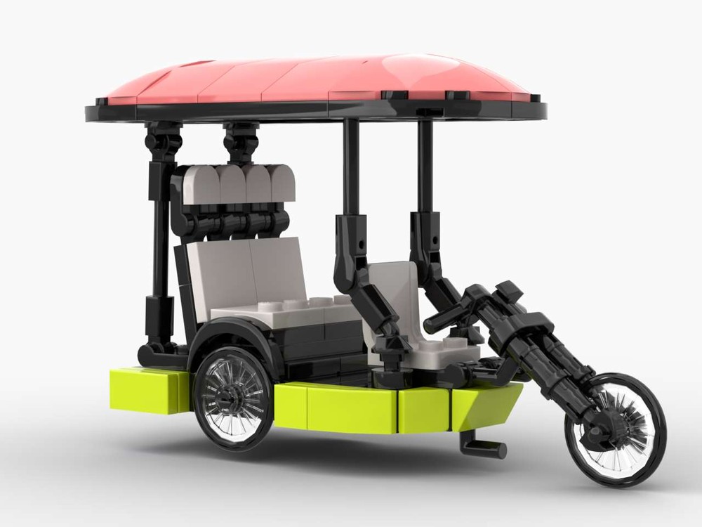 LEGO MOC Cuban Bike Taxi by PortCityBricks | Rebrickable - Build with LEGO