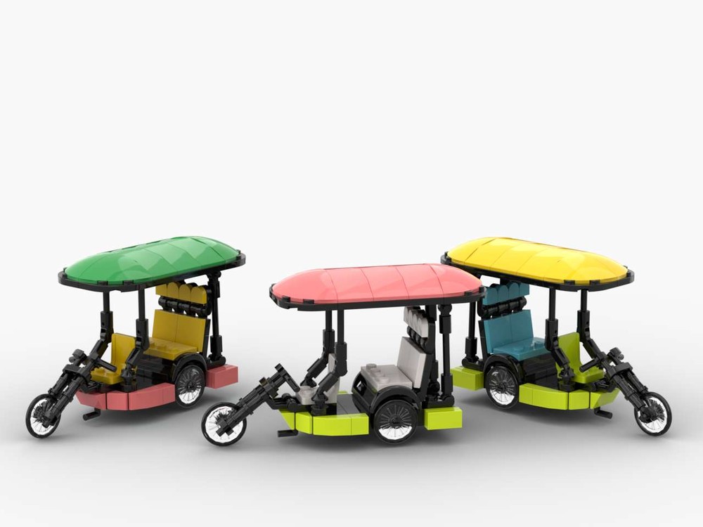 LEGO MOC Cuban Bike Taxi by PortCityBricks | Rebrickable - Build with LEGO