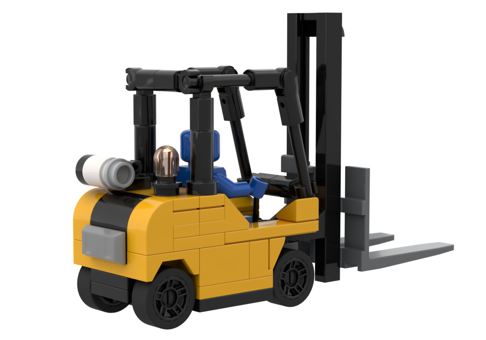 Lego Moc Small Forklift By Orchardbuilds Rebrickable Build With Lego