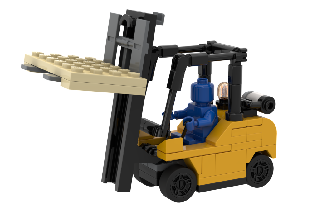 Lego Moc Small Forklift By Orchardbuilds Rebrickable Build With Lego