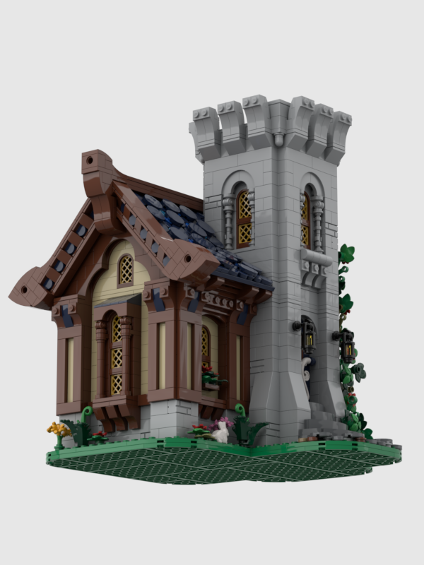 LEGO MOC Medieval House & Tower by FafnirDesign | Rebrickable - Build ...