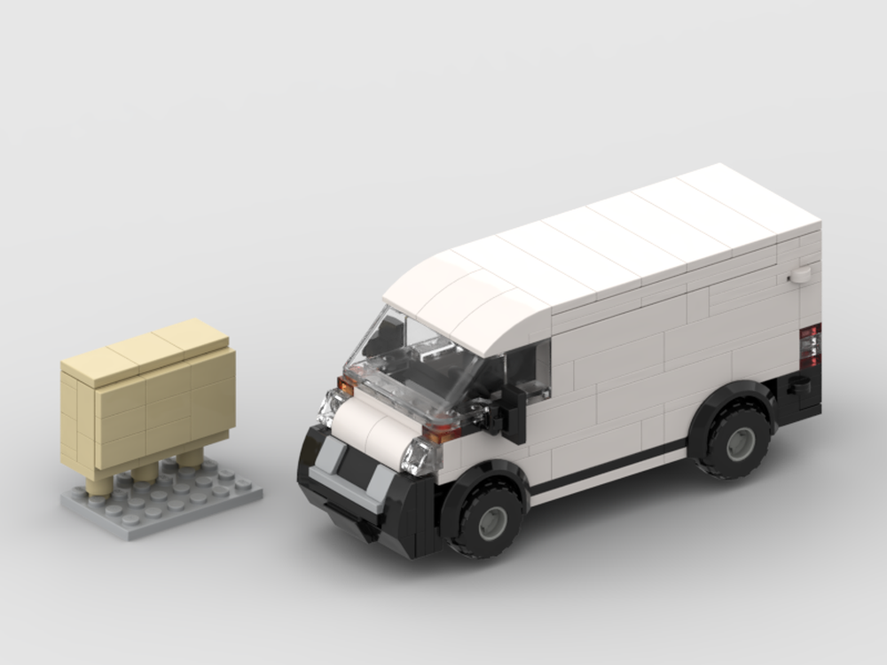 LEGO MOC USPS Promaster by realDale | Rebrickable - Build with LEGO