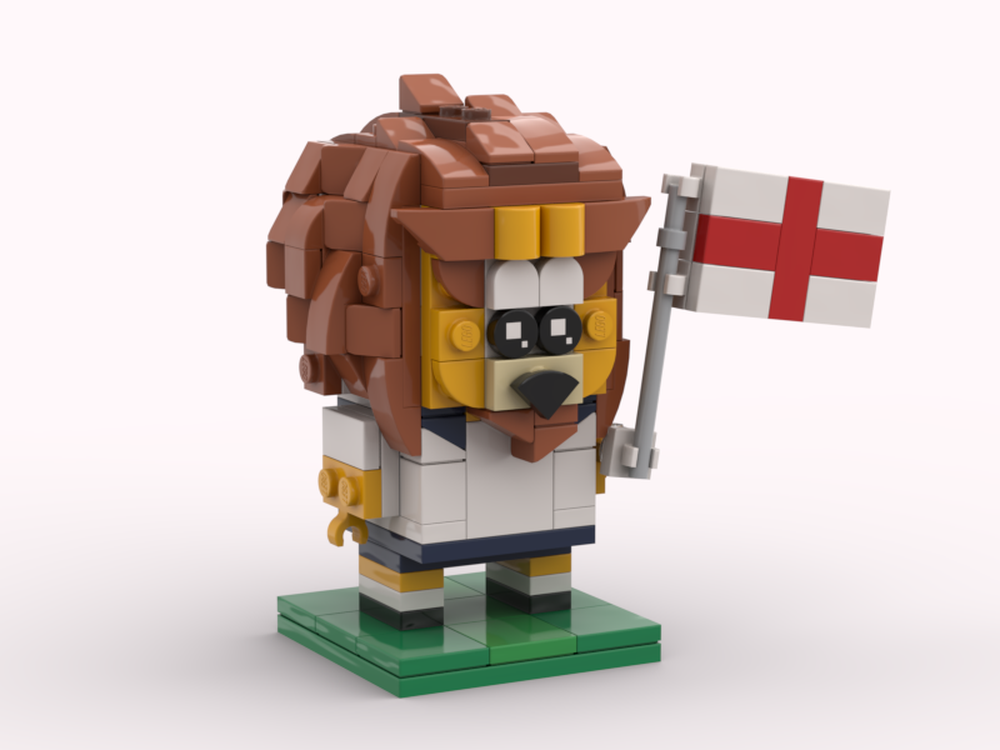 LEGO MOC Football Mascot - England Harry Mane by GetMeBricked ...