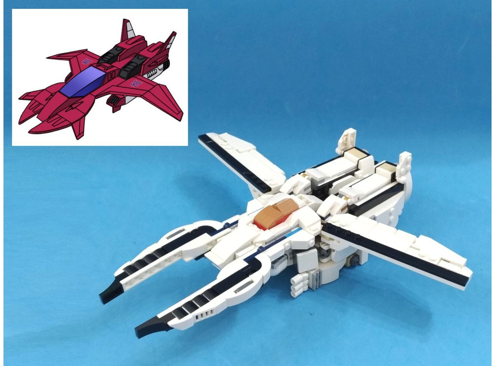 Lego Moc Transformer Space Cruiser G1 Misfire Using Lego Creator