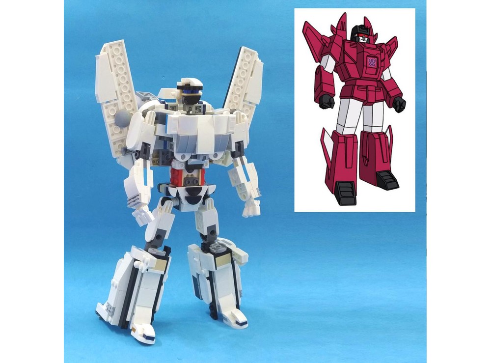 Lego Moc Transformer Space Cruiser G1 Misfire Using Lego Creator