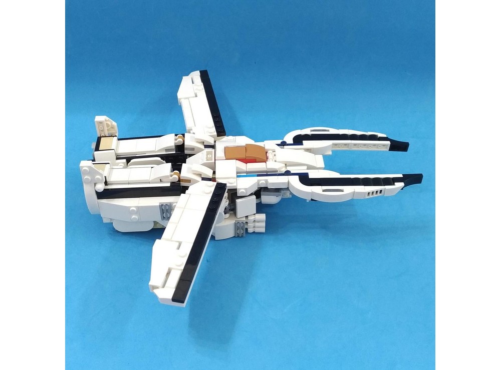 Lego Moc Transformer Space Cruiser G1 Misfire Using Lego Creator