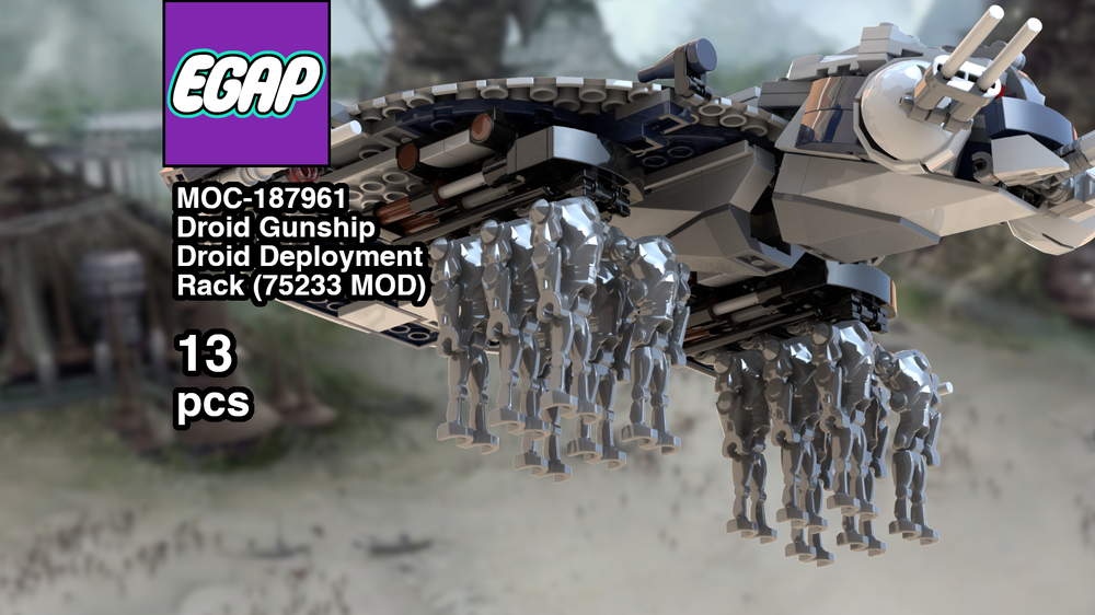 LEGO MOC Droid Gunship Droid Deployment Rack (75233 MOD) by egap98 ...