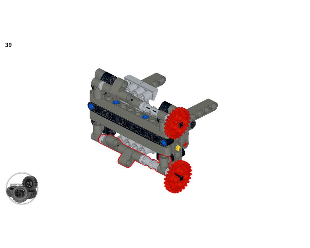 LEGO MOC Functioning Subaru Impreza flat four 16 valve Lego technic ...