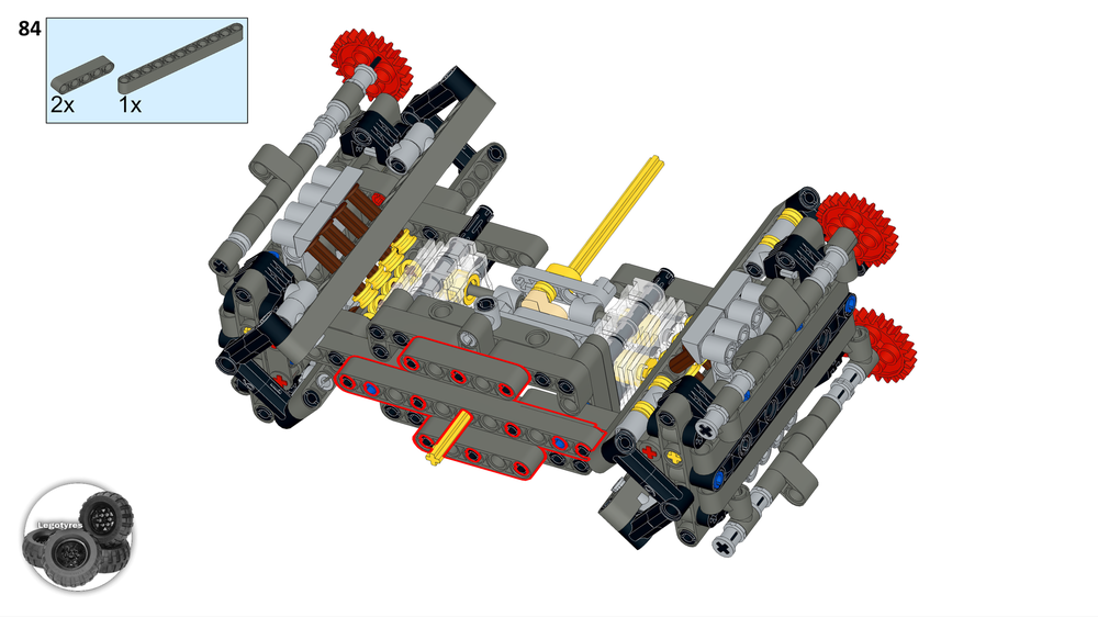 LEGO MOC Functioning Subaru Impreza flat four 16 valve Lego technic ...