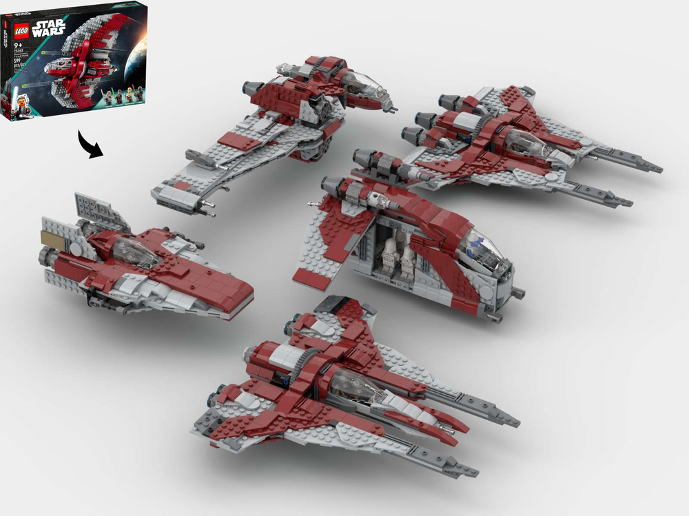 LEGO MOC 5-in-1 Alternate Builds Bundle - 75362 Ahsoka Tano's T-6 ...
