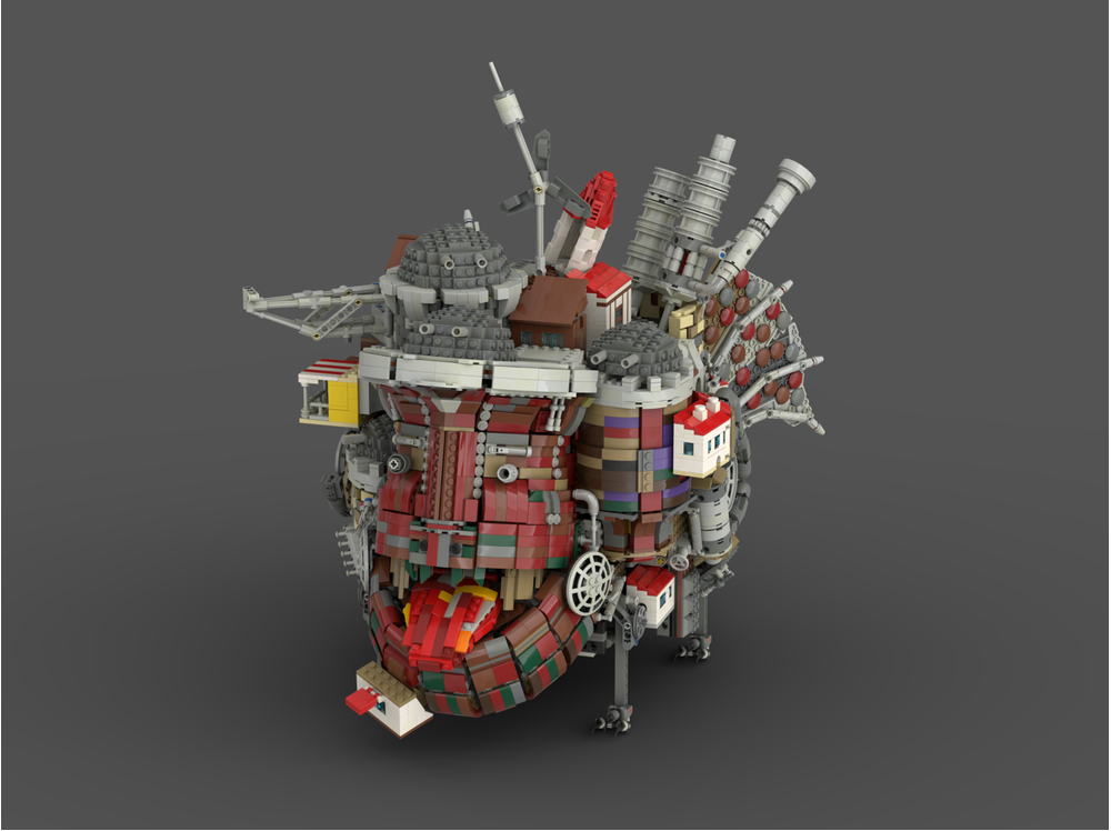 LEGO MOC Howl's moving castle by MaverickBrick | Rebrickable - Build ...