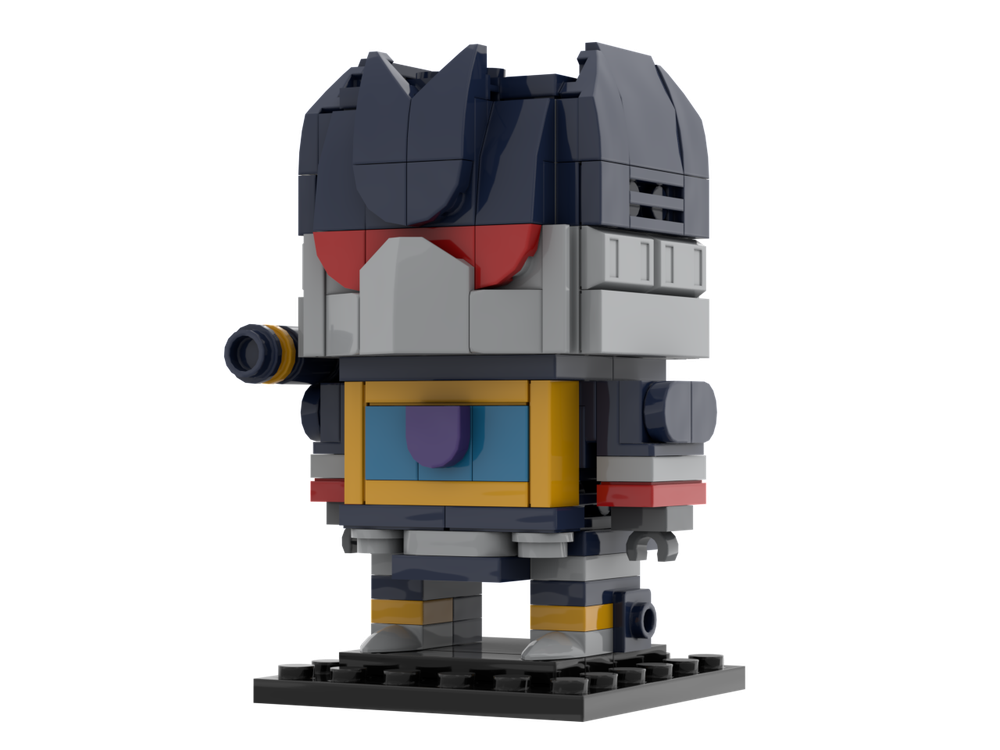 Lego Moc Soundwave Brickheadz By Ant0noo Rebrickable Build With Lego
