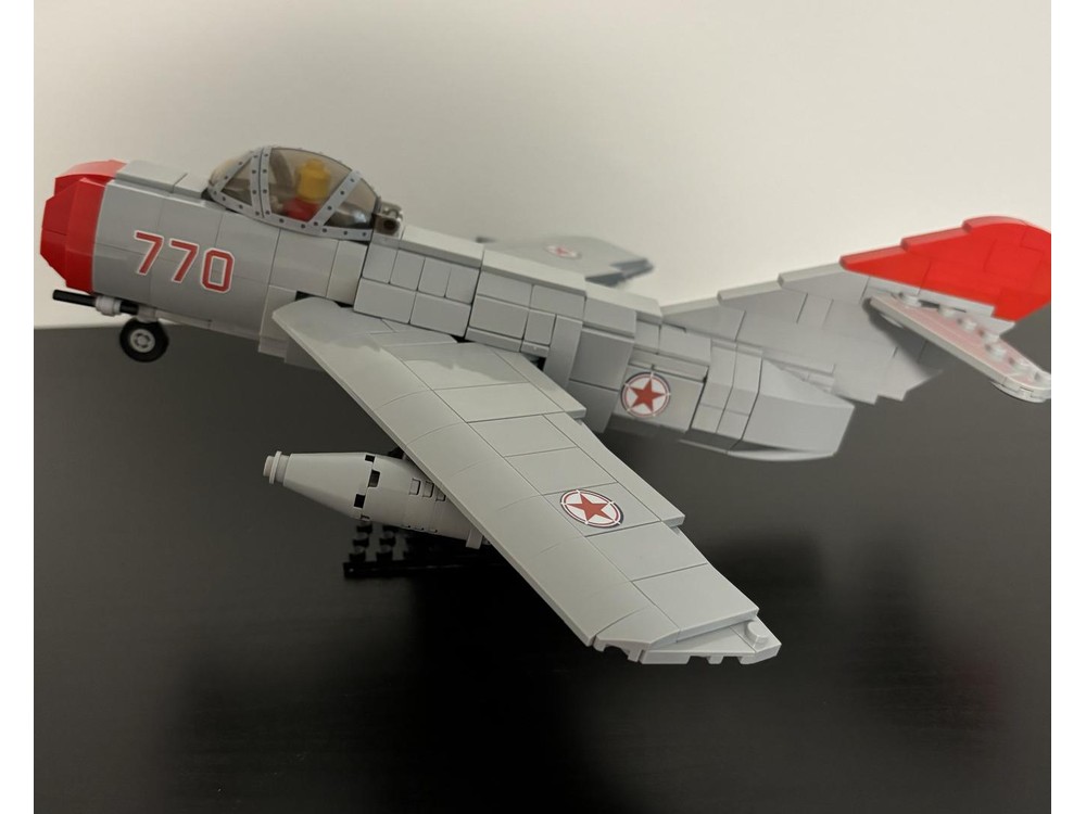 Lego Moc Mig 15bis By Greenebricks Rebrickable Build With Lego