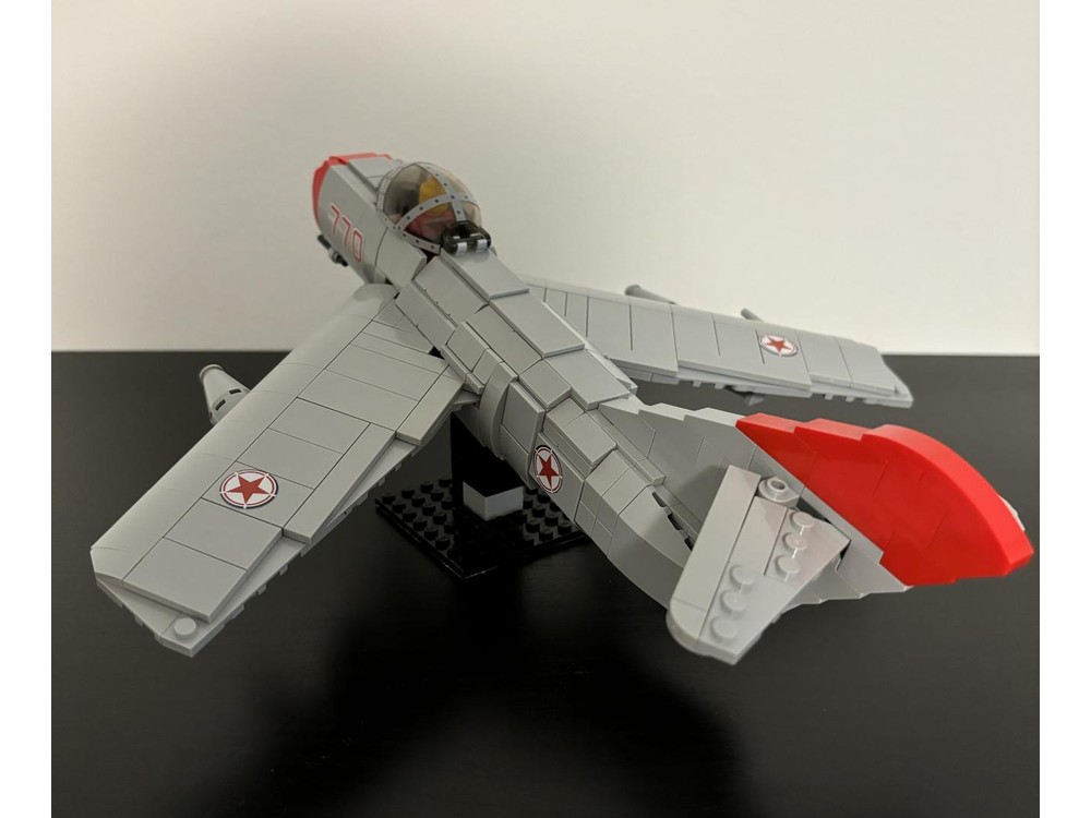 Lego Moc Mig 15bis By Greenebricks Rebrickable Build With Lego