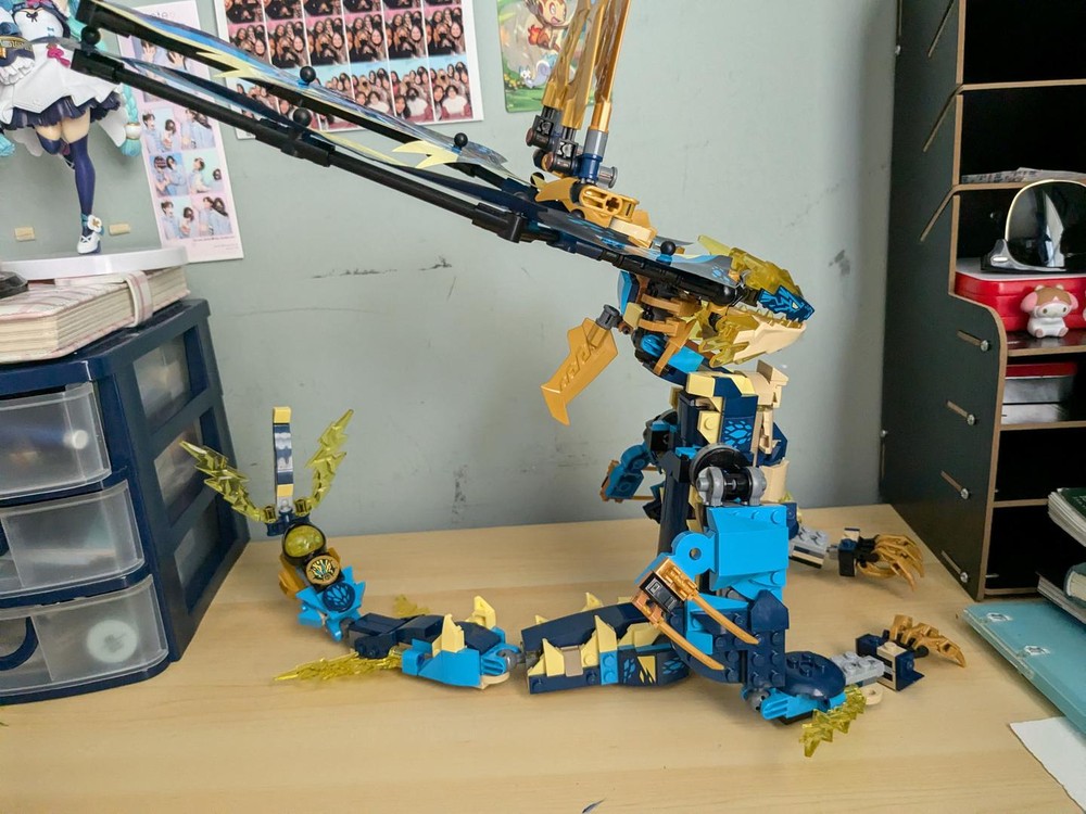 LEGO MOC Jiro: The Thunder Serpent by JaiSingh | Rebrickable - Build ...