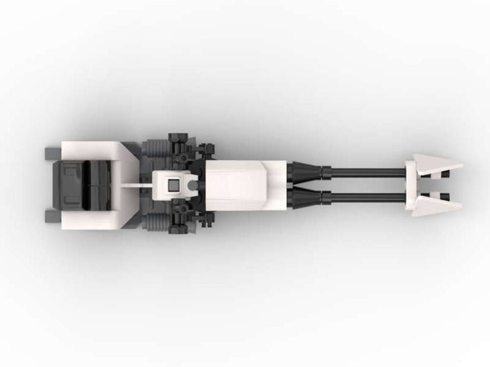 LEGO MOC Snow Bike Speeder by brick_art_lille | Rebrickable - Build ...