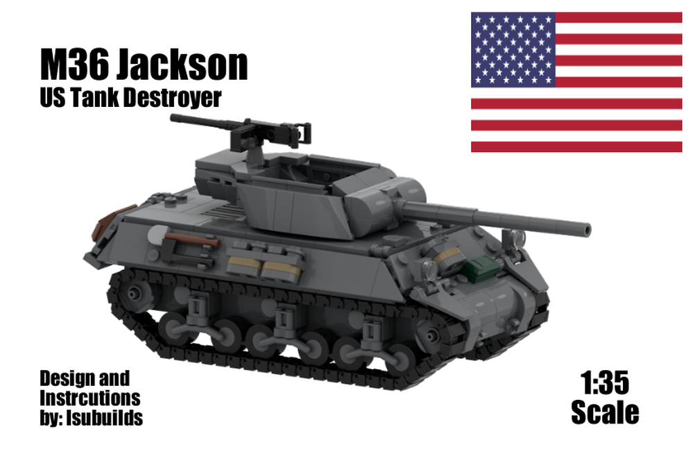 LEGO MOC M10 Wolverine & M36 Jackson by Isubuilds | Rebrickable - Build with LEGO