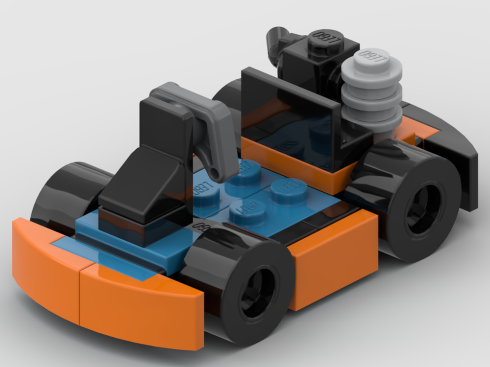 LEGO MOC 76919 Go-Kart by JDPMOCS | Rebrickable - Build with LEGO