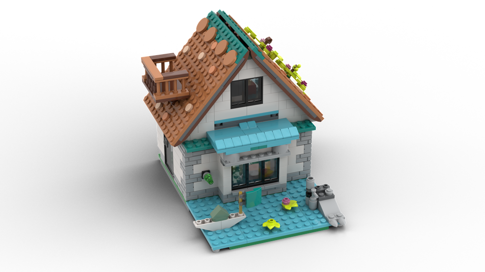 LEGO MOC Seaside Home by VidTer | Rebrickable - Build with LEGO