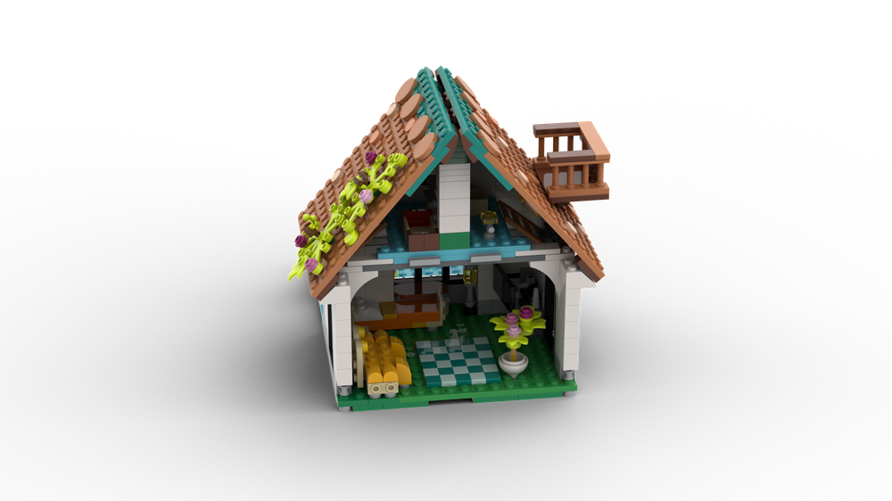 Lego Moc Seaside Home By Vidter Rebrickable Build With Lego