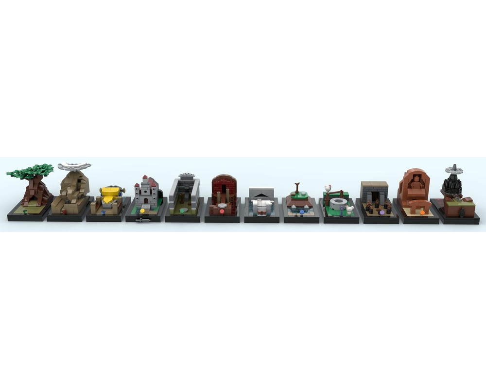 Lego Moc Buildable The Dungeons Of Zelda Ocarina Of Time By
