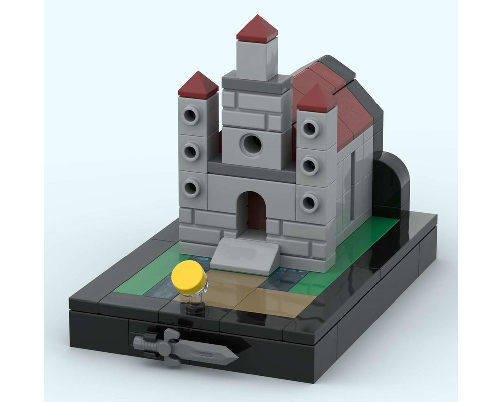 Lego Moc Buildable The Dungeons Of Zelda Ocarina Of Time By