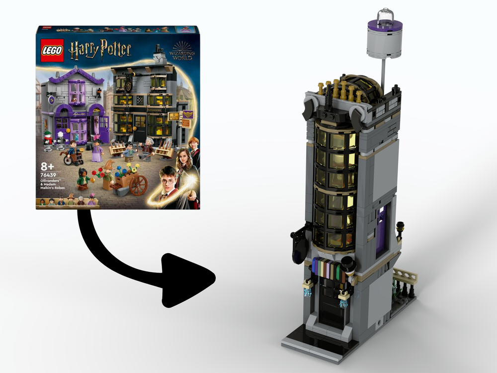 LEGO MOC Antique Shop Modular 8 stud wide - Alternate build of 76439 ...