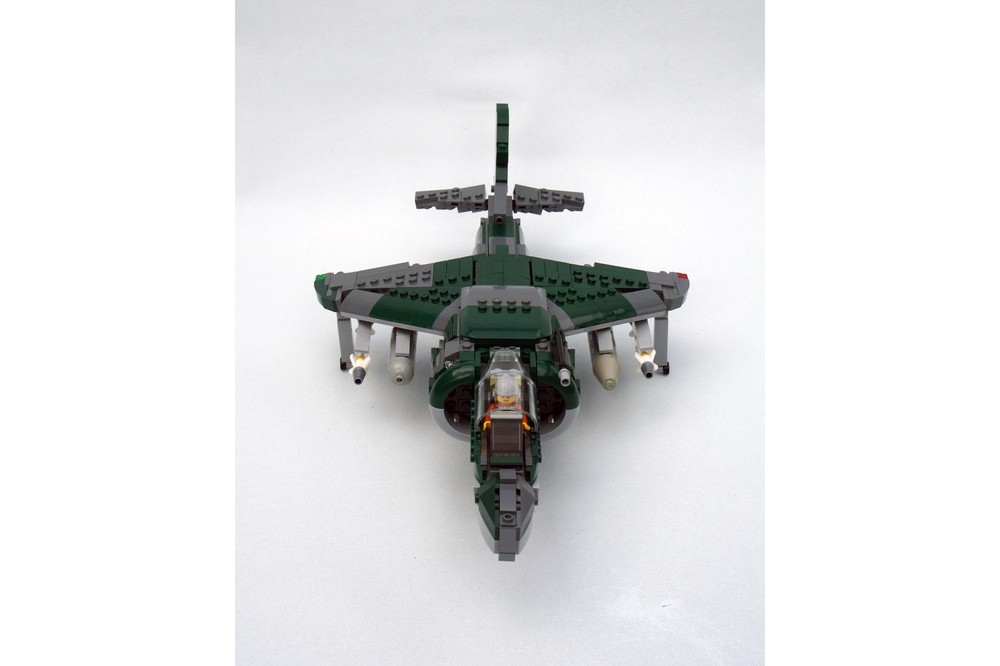 Lego Moc Hawker Harrier By Paulmanaitor Rebrickable Build With Lego