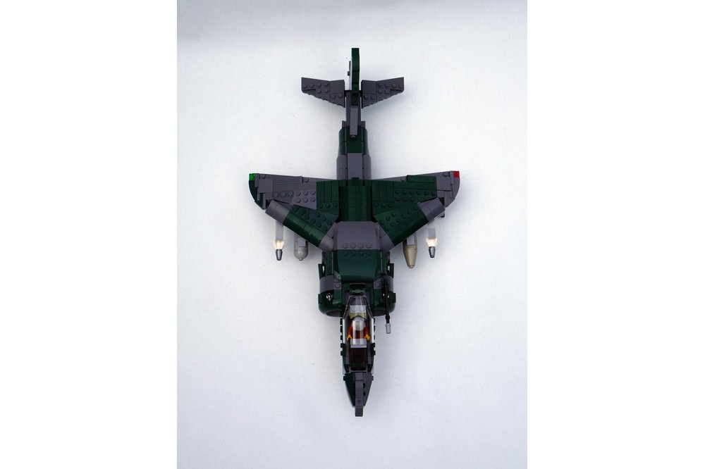 Lego Moc Hawker Harrier By Paulmanaitor Rebrickable Build With Lego