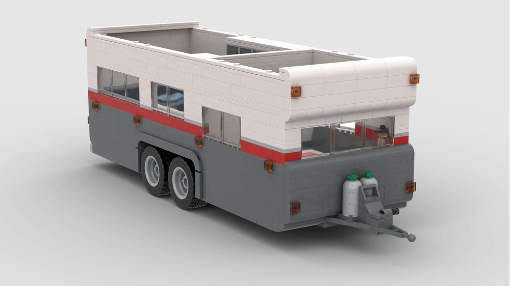 LEGO MOC 80s Camper Trailer / Caravan In Icons/Creator Expert Vehicle ...