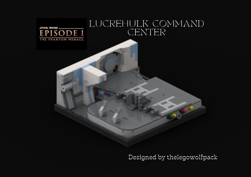 LEGO MOC Lucrehulk command center by thelegowolfpack | Rebrickable ...