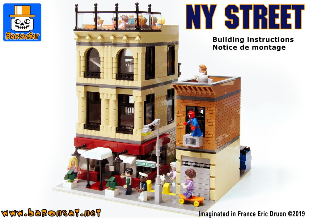 LEGO MOC RB - New York Street modular moc models instructions by ...