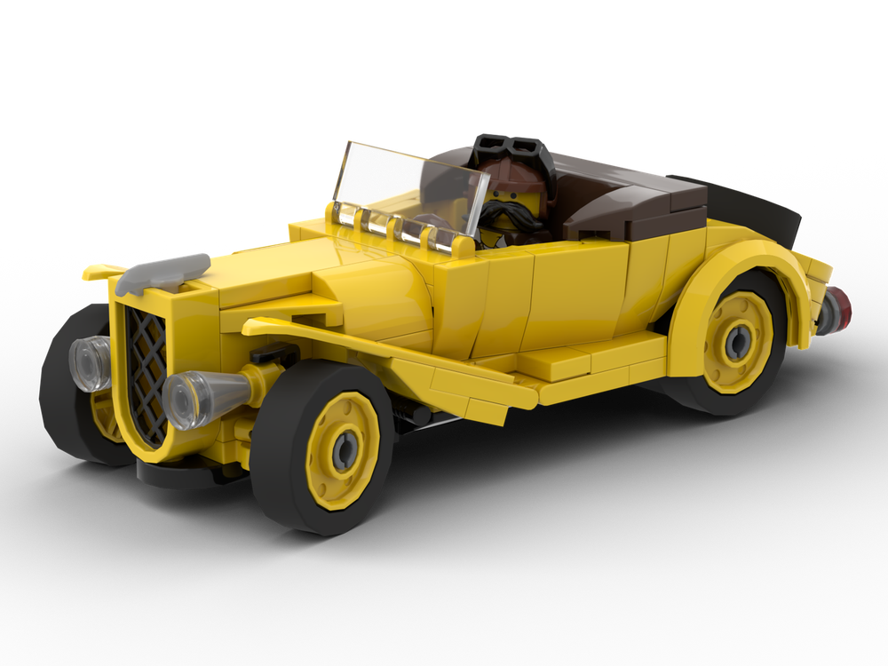 LEGO MOC 1930s Convertible by Dongeraldo | Rebrickable - Build with LEGO