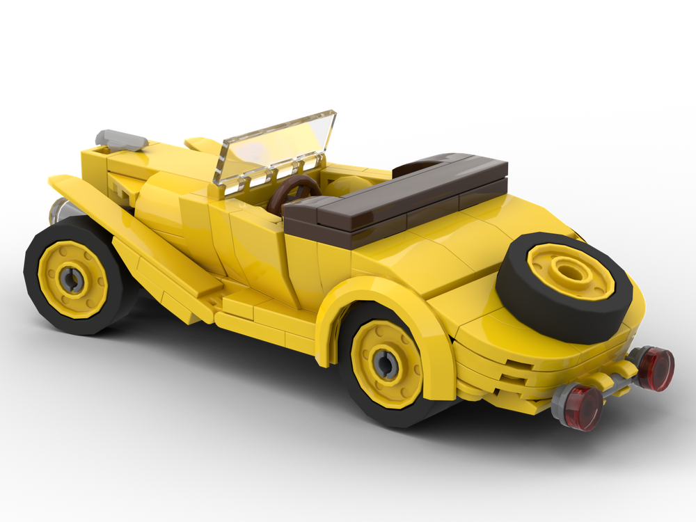 LEGO MOC 1930s Convertible by Dongeraldo | Rebrickable - Build with LEGO