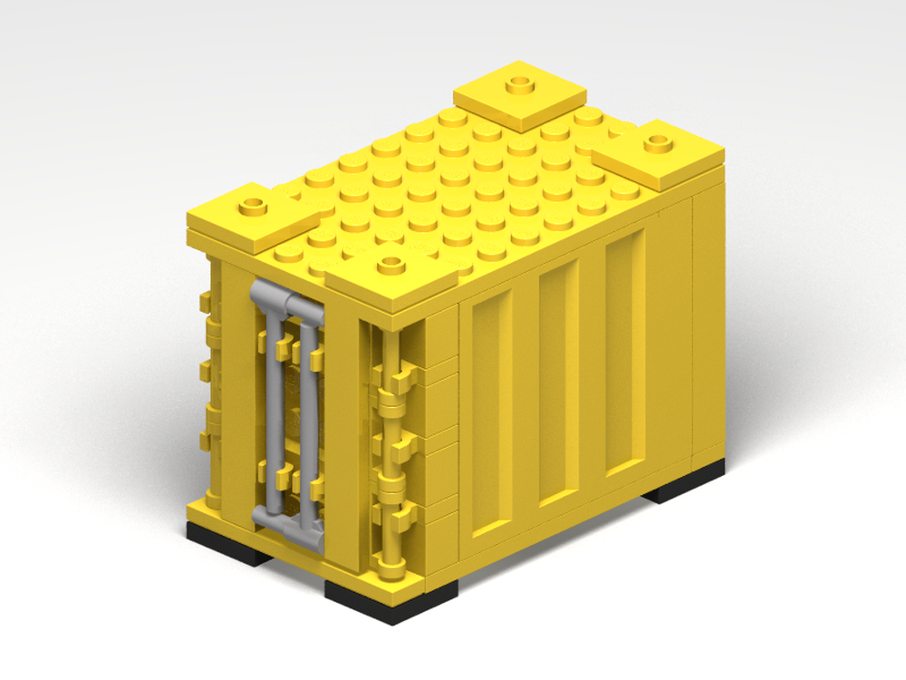 LEGO MOC Container, Container 6x10 by Brickursel | Rebrickable - Build ...
