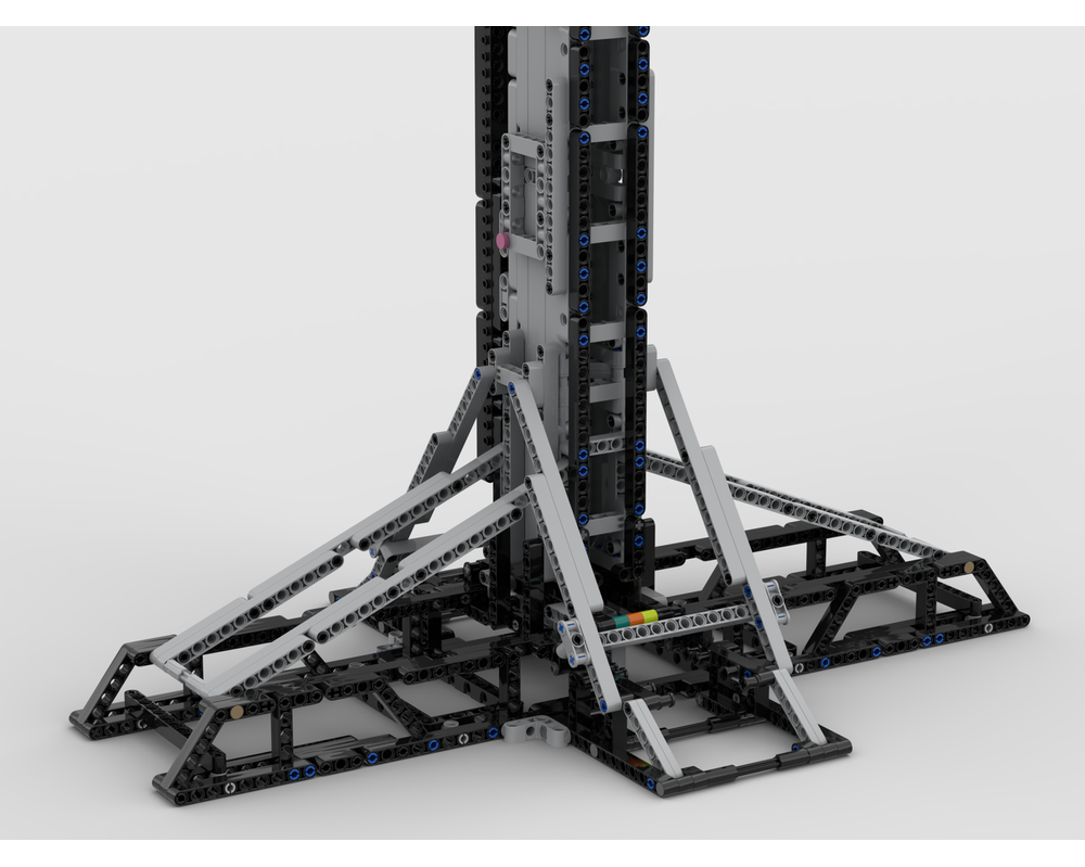 Lego Moc The Rainbow Tower By 5imon Rebrickable Build With Lego