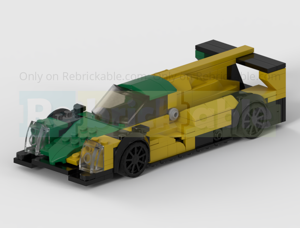 LEGO MOC Inter Europol LMP2 Oreca 07 Racing Car - Speed Champions Scale ...